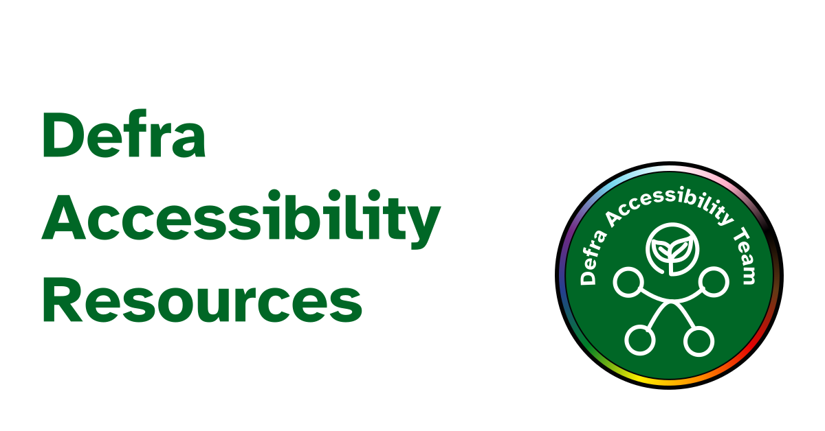 Microsoft Power Apps accessibility - Defra Accessibility Resources